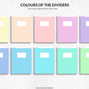 Digital Index Folder Organizer for Digital Notebook Templates and ...