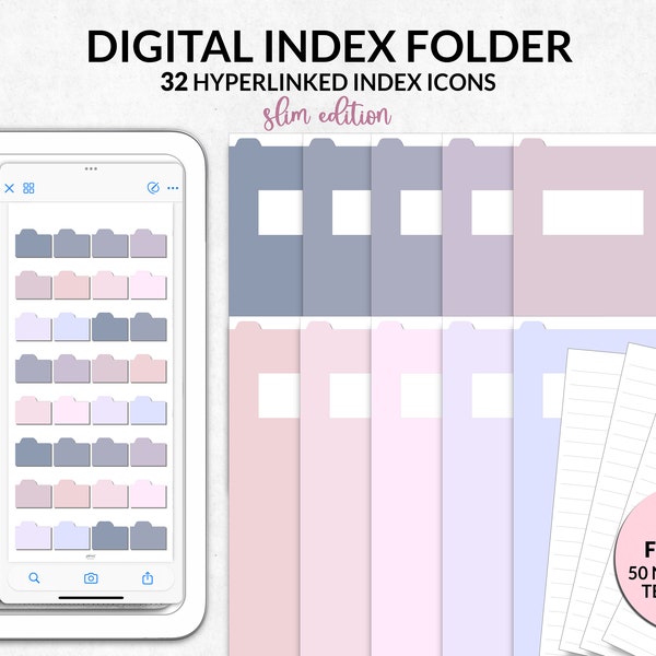 Index Stickers - Etsy