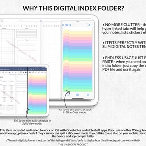 Digital Index Folder Organizer, Sidekick Organizer for iPad Digital ...