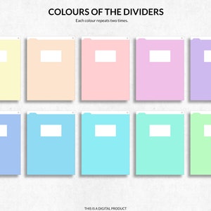 Digital Index Folder Organizer for Digital Notebook Templates and ...