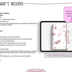 Digital Realistic Journal, Hyperlinked, Personal Diary, Goodnotes ...