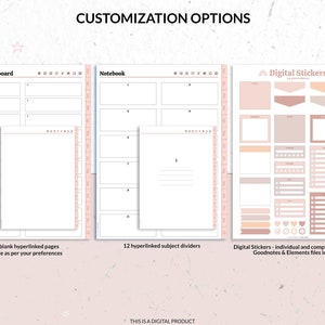 Digital Planner 2024 iPad Compatible, Portrait Monthly Weekly Daily ...