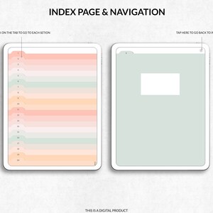 Digital Notes Organizer, Digital Index Folder for Digital Notebook ...