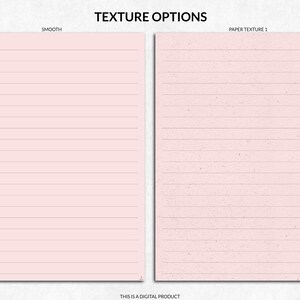 Digital Notepaper Templates With Handwritten Notes Taking Font, Digital ...