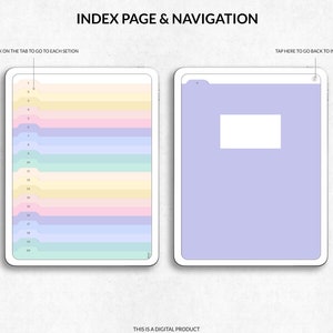 Digital Notes Organizer, Digital Index Folder for Digital Notebook ...