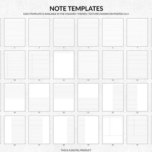 Digital Notebook Goodnotes Purple Templates, Digital Note Taking ...