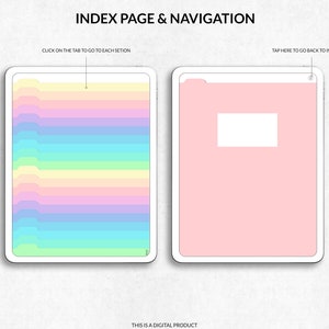 Digital Index Folder Organizer for Digital Notebook Templates and ...