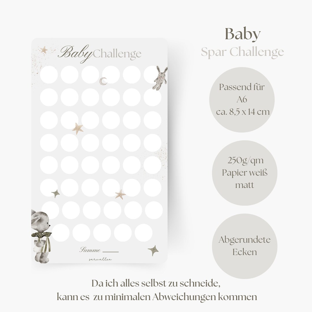 Baby Challenge, Savings Challenge, Savings Challenge, Saving With ...