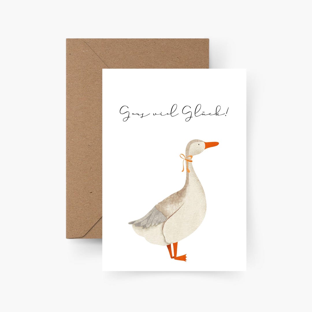Goose very Good Luck A6, Best Friends, Wishing Luck, Good Luck, A6 ...