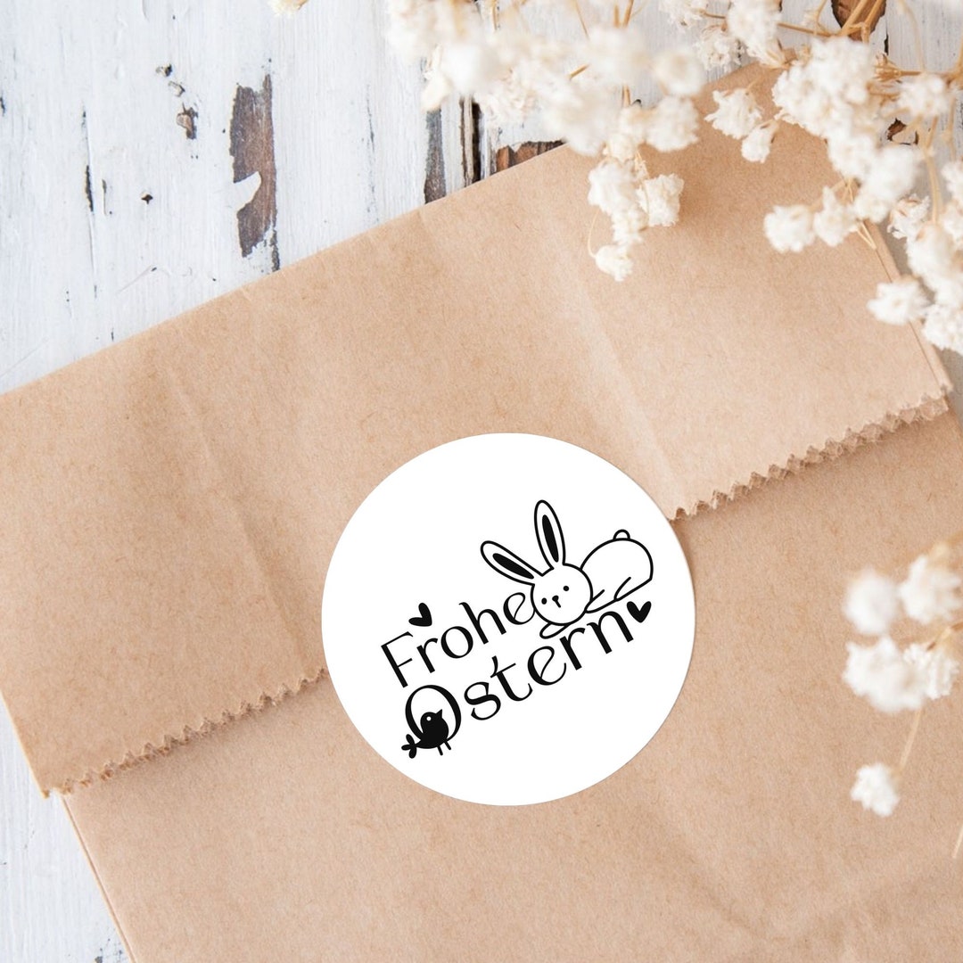 Happy Easter Stickers, Easter Stickers, Happy Easter, Gift Stickers ...