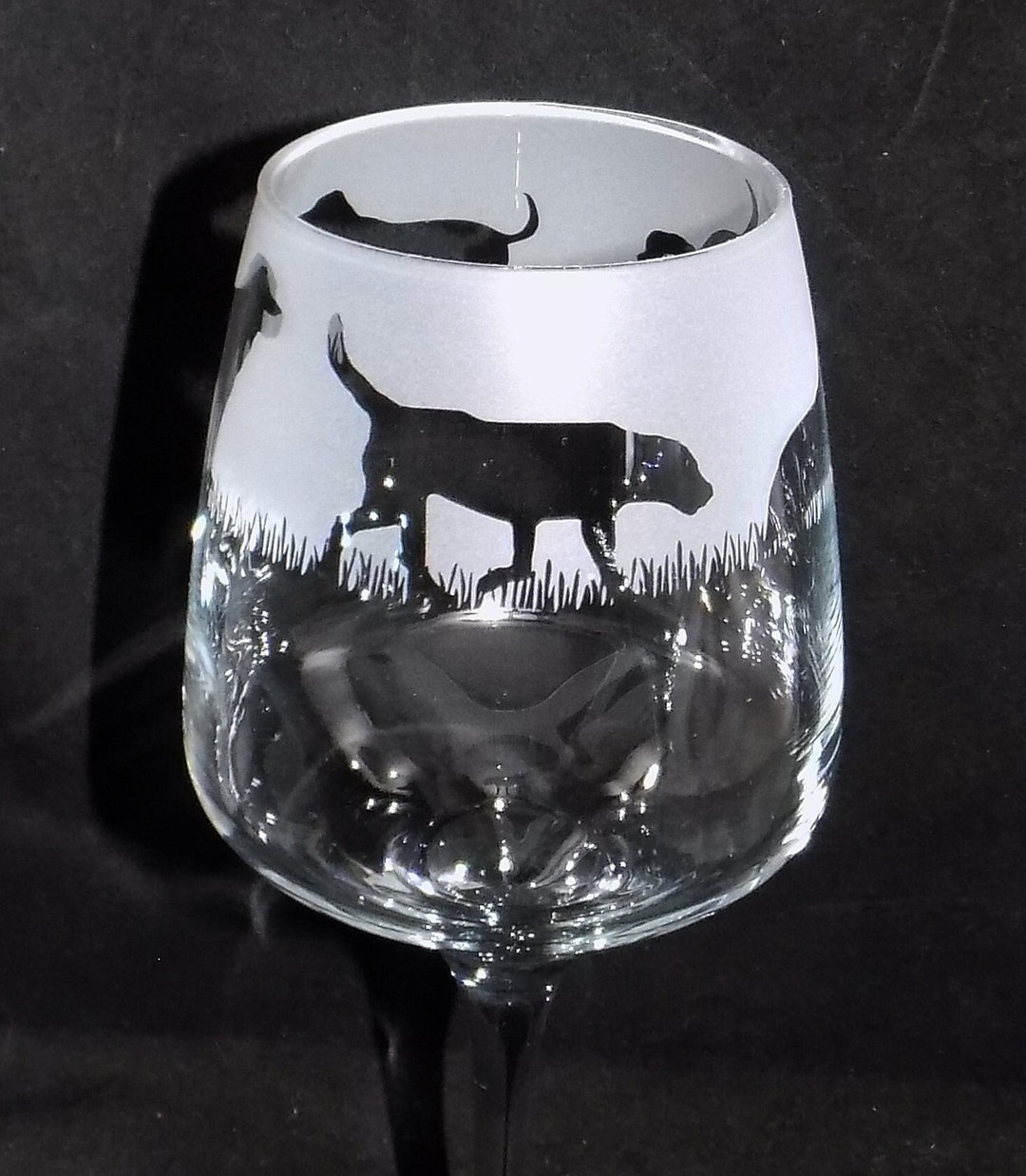 Hand Etched 'LABRADOR' Wine Glass With Gift Box - Unique & Personal ...