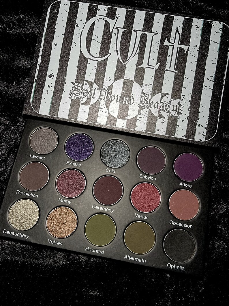 Cult 15 Color Eyeshadow Palette by Spellbound Beauty - Etsy