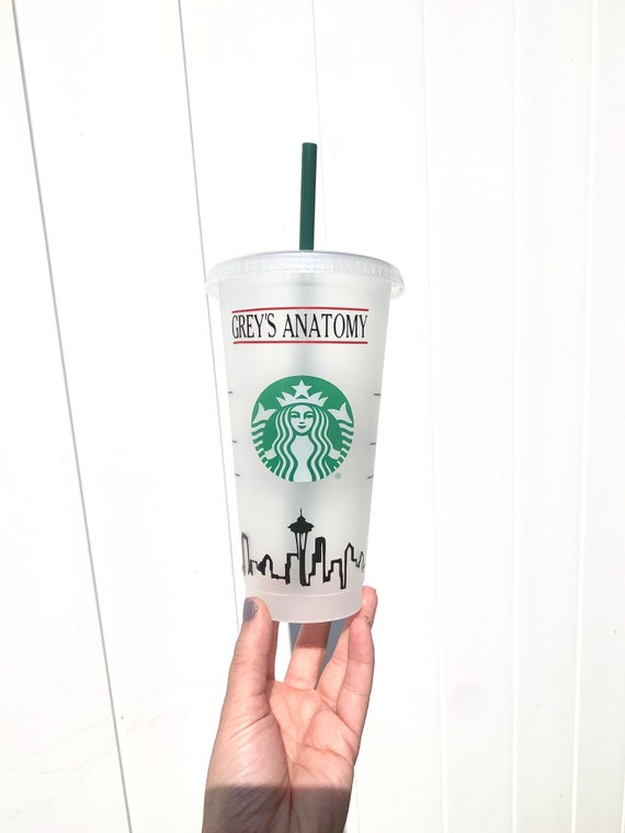 Grey's Starbucks Reusable 24oz Cold Cup / It's a - Etsy