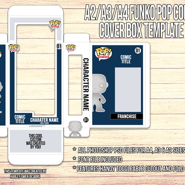 Funko Pop Box Template - Etsy
