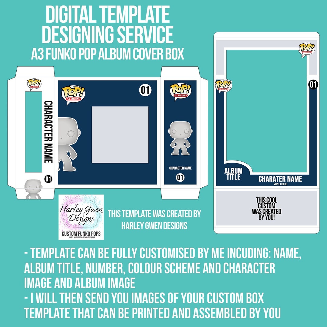 A3 Custom Digital Funko Pop ALBUM COVER Box Designing Service - Etsy