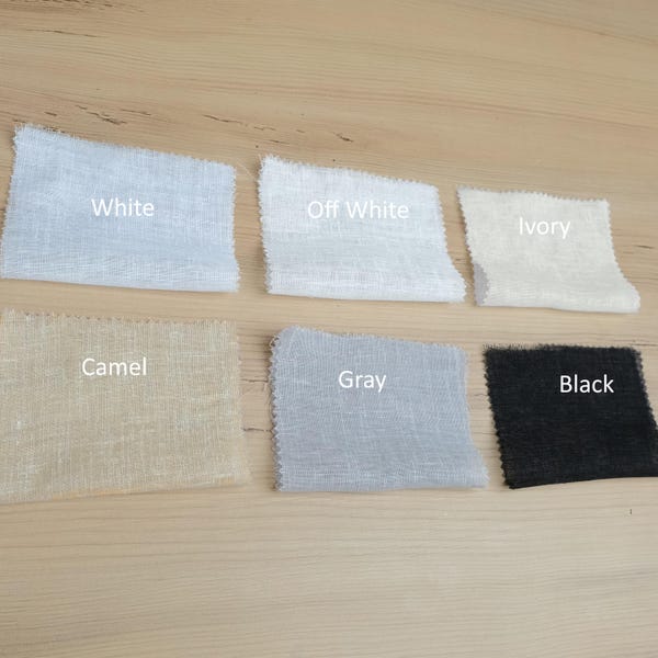 Sheer Linen Fabric - Etsy