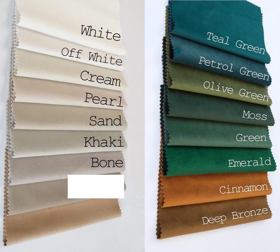 100% Blackout Velvet Curtain Fabric Samples. 1 Quantity = 10 Samples - Etsy