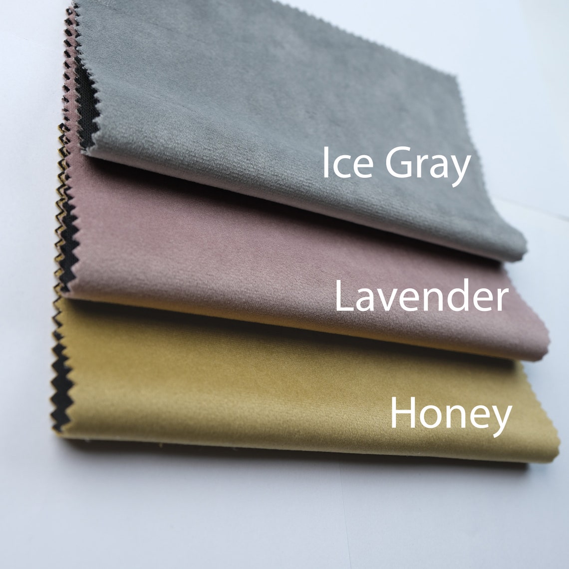Blackout Velvet Curtain Fabric Samples, Swatches. 1 Quantity = 10 ...