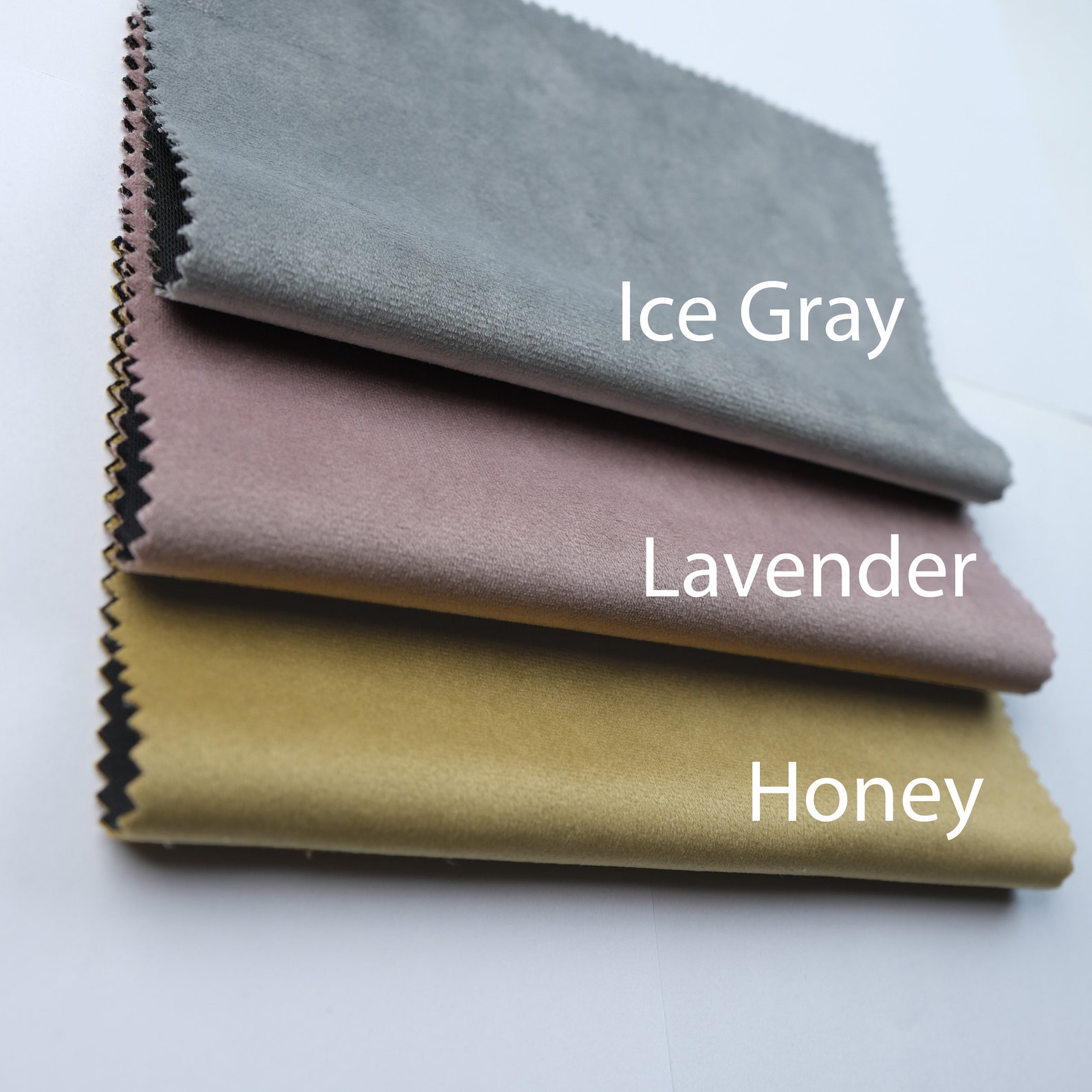 Blackout Velvet Curtain Fabric Samples, Swatches. 1 Quantity = 10 ...