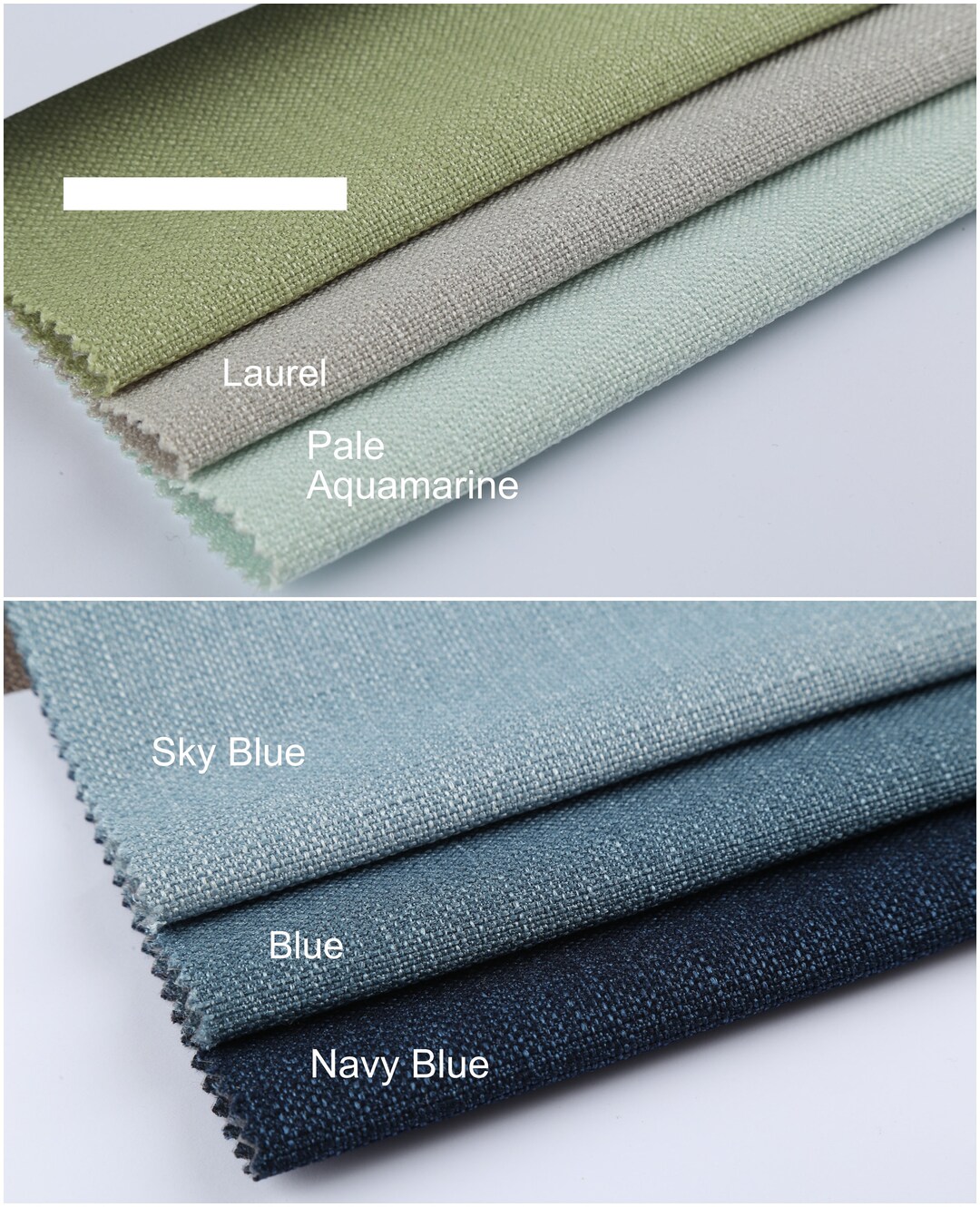 Faux Linen Curtain Fabric Sample - Etsy Australia