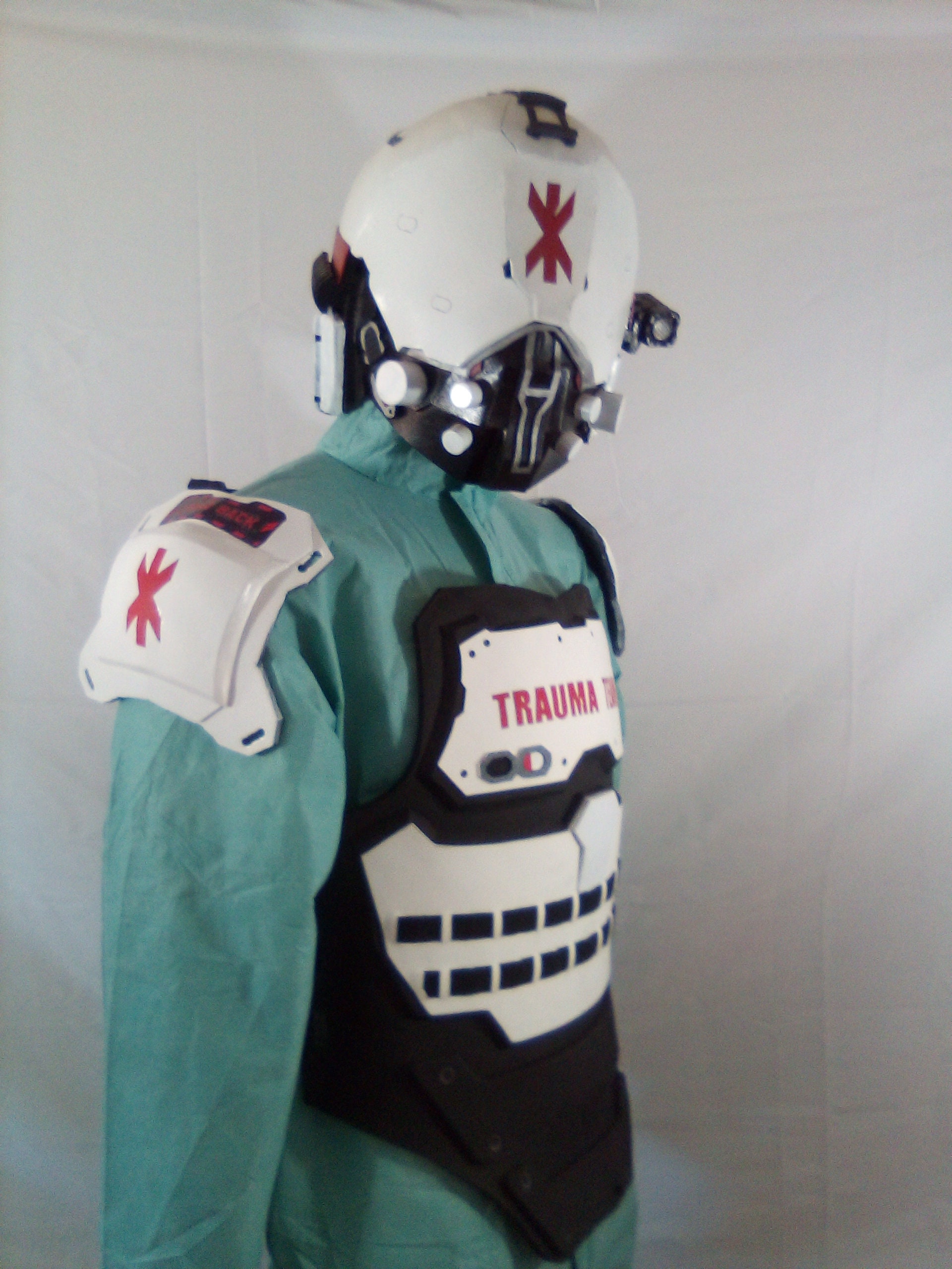 Cyberpunk Trauma Team Vest & Shoulders Cosplay EVA Foam - Etsy