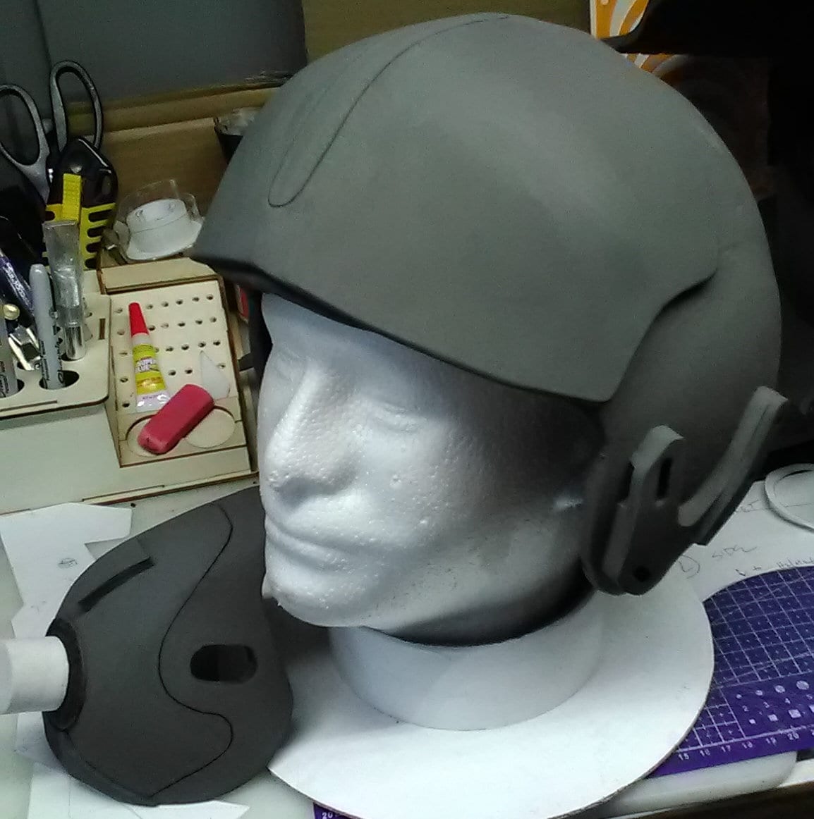 DIY Fighter Pilot Helmet & Mask EVA Foam Template - Etsy