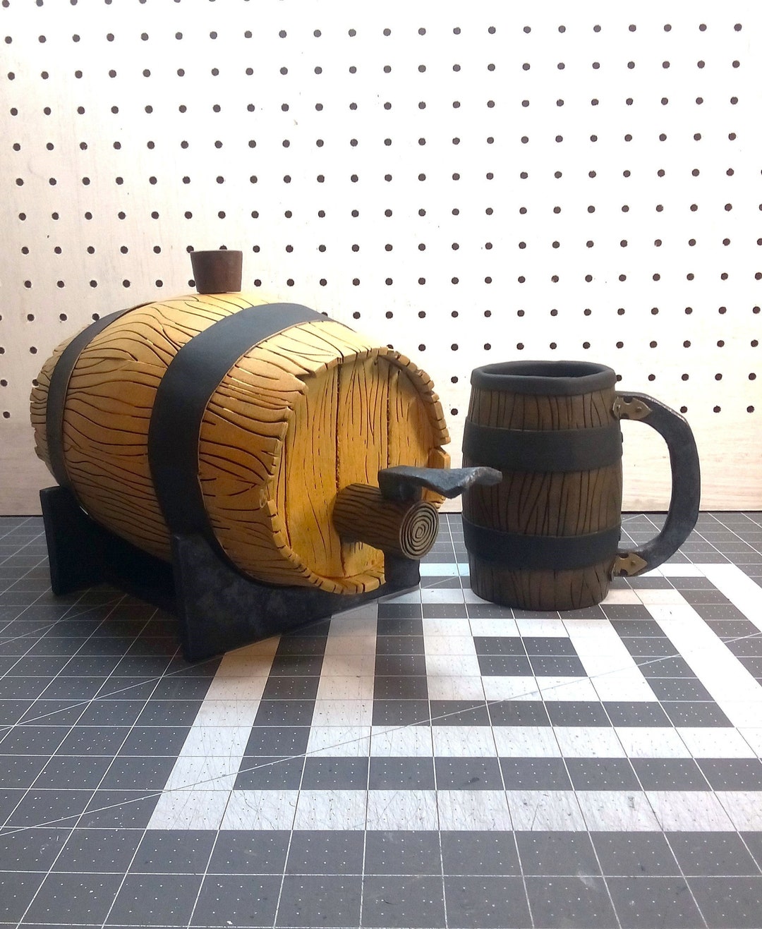 DIY Keg/barrel & Tankard EVA Foam Templates - Etsy
