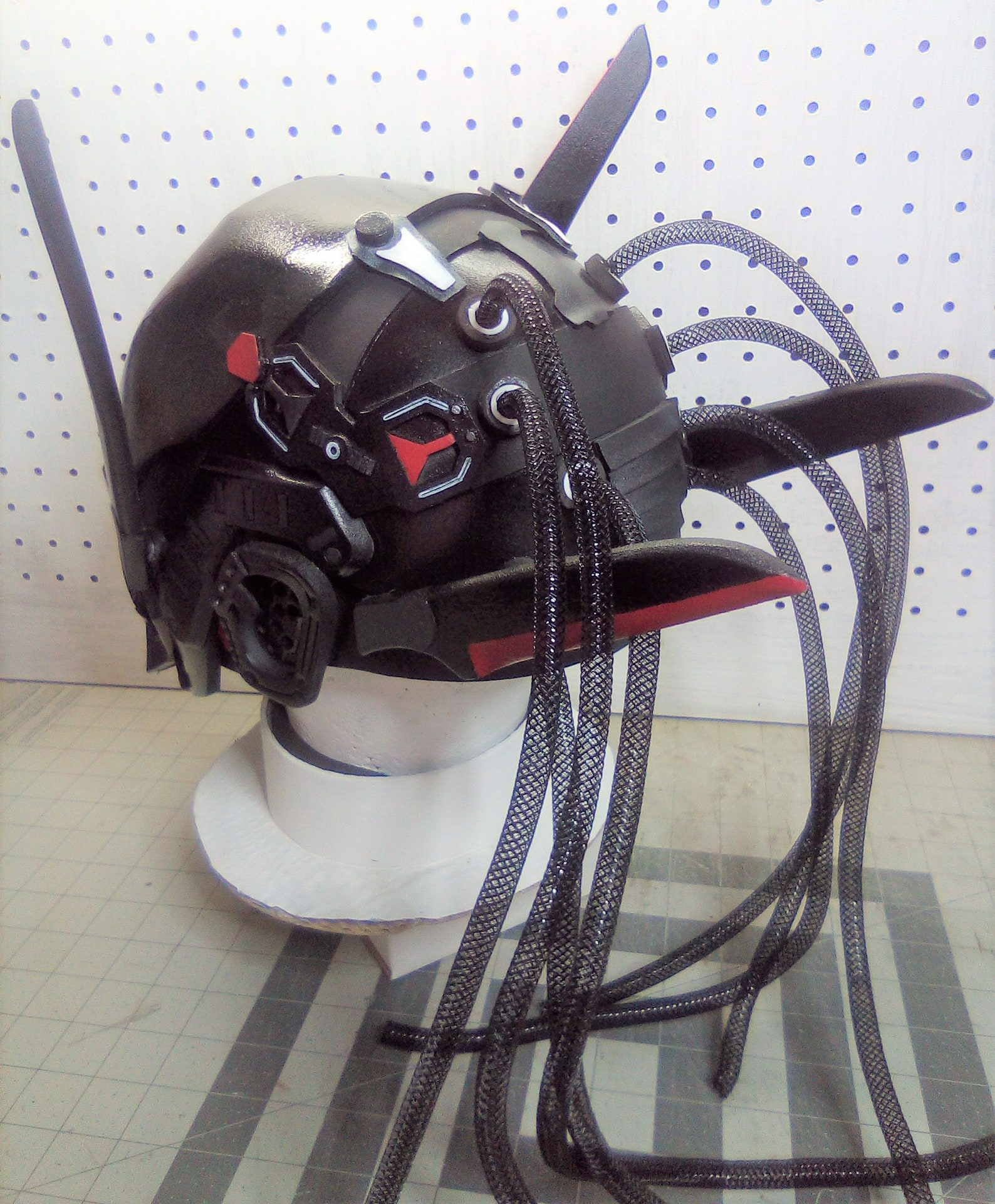 DIY Cyberpunk Techwear Pilot Helmet EVA Foam Template - Etsy