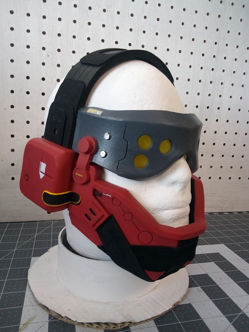 DIY Cyberpunk Elite Mask EVA Foam Template - Etsy