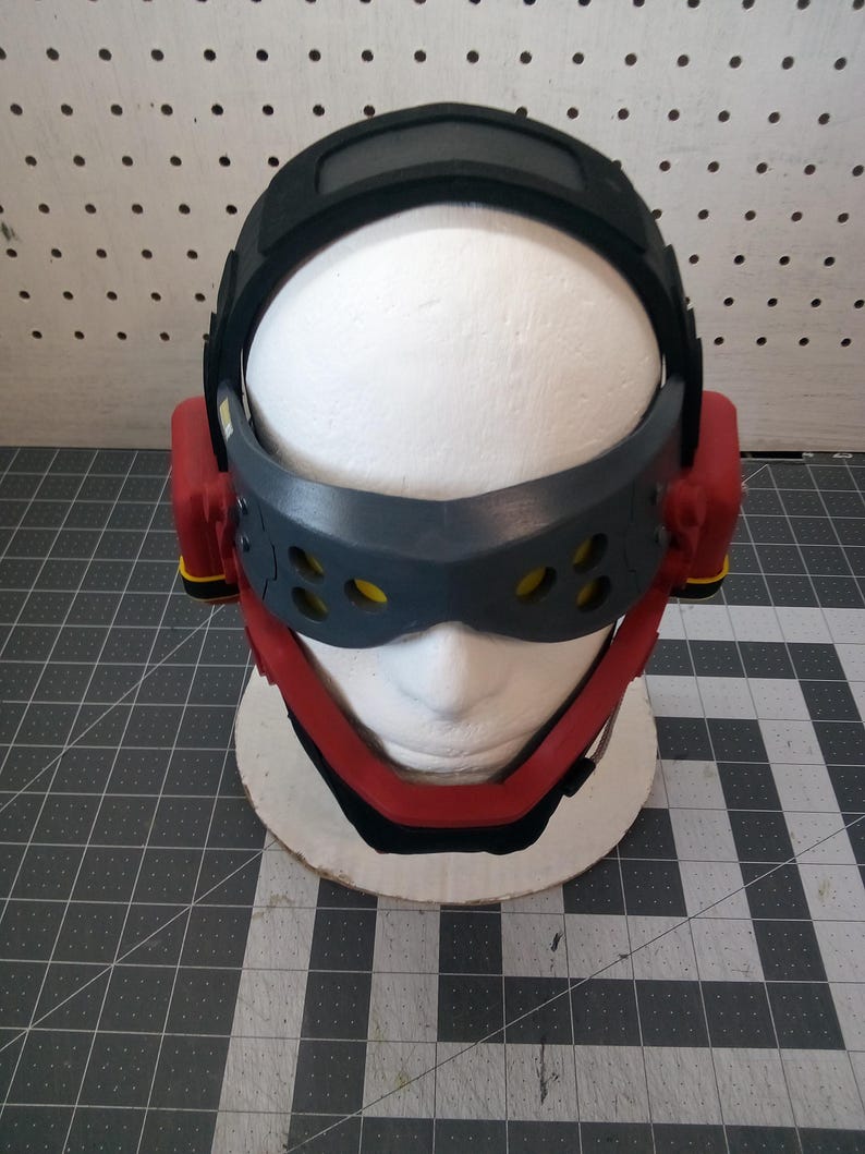 DIY Cyberpunk Elite Mask EVA Foam Template - Etsy