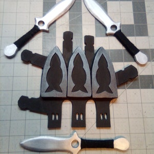 DIY Foam Knives & Chest Holster EVA Foam Template - Etsy