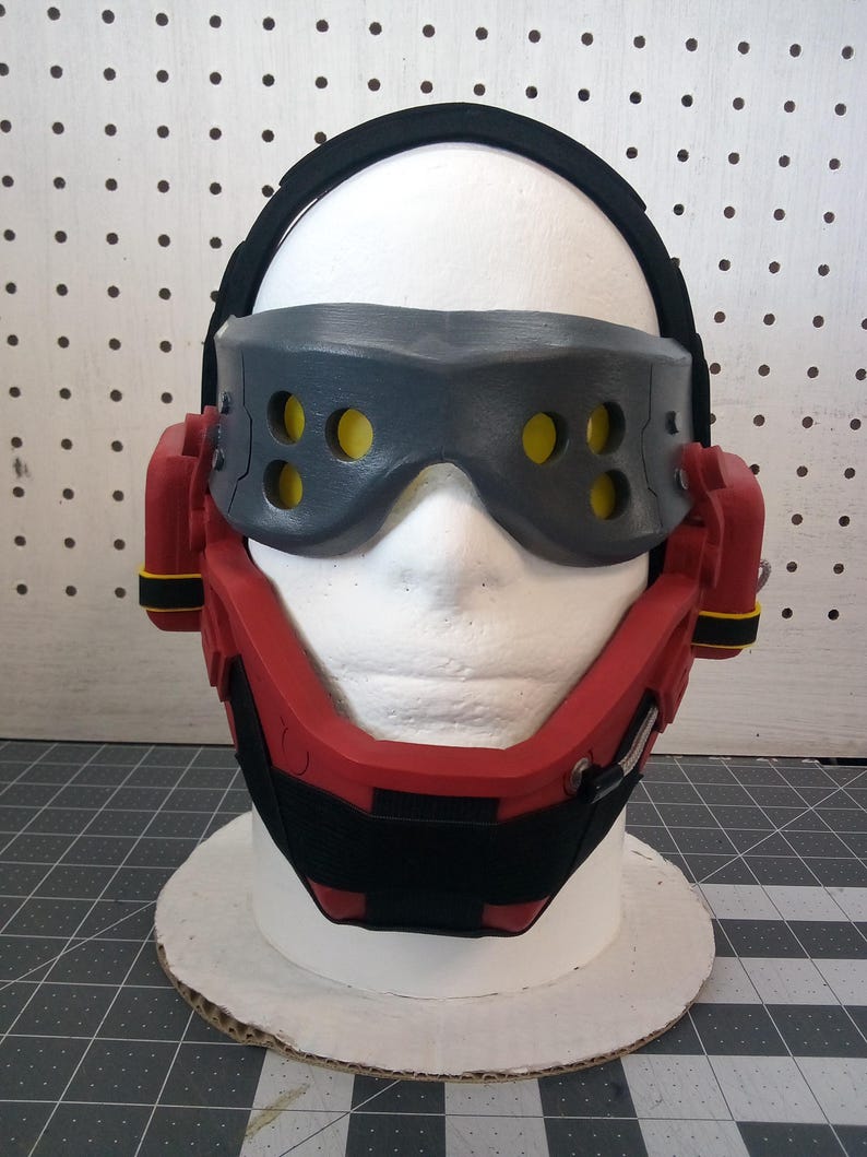 DIY Cyberpunk Elite Mask EVA Foam Template - Etsy