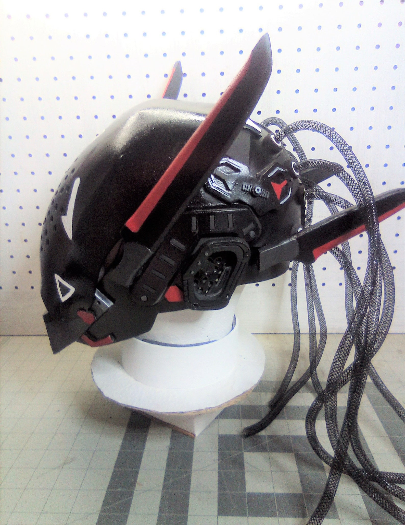 DIY Cyberpunk Techwear Pilot Helmet EVA Foam Template - Etsy