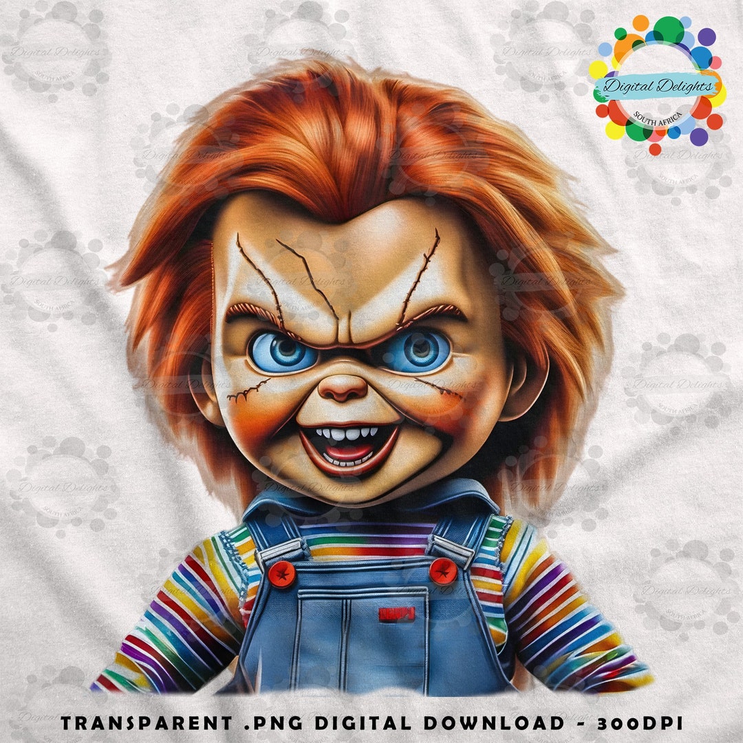 Evil Chucky Doll Digital Design Ideal for T-shirts Wall Art - Etsy