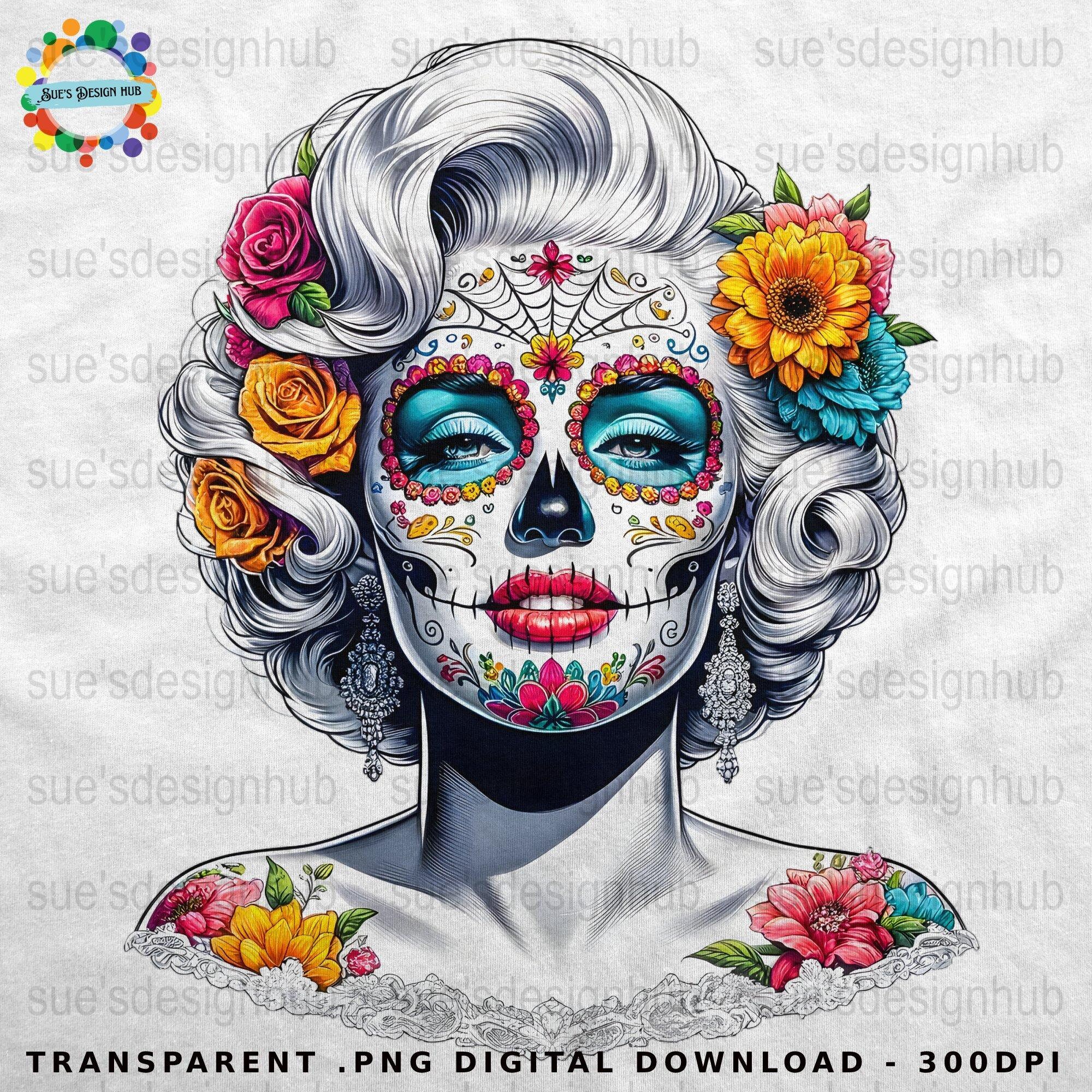 Dessins De Marilyn Monroe Dia De Los Muertos