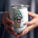 Cartoon Zombie Ice Cream Cone Sublimation Design, Digital Download for ...