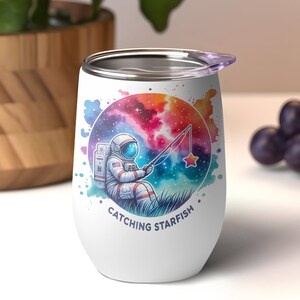 Astronaut Starfish Fishing Watercolor Digital Download, Sublimation ...