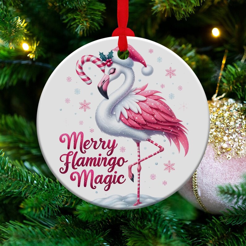 Christmas Flamingo Merry Flamingo Magic PNG Instant Digital Download - Etsy