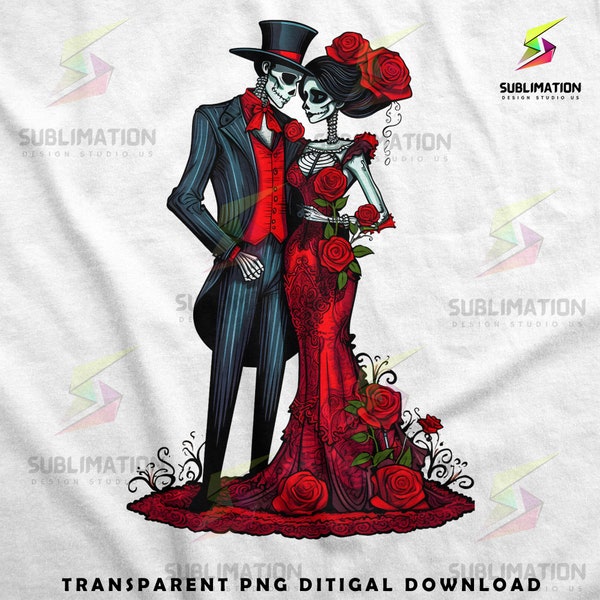 Romantic Skeletons - Etsy
