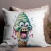 Cartoon Zombie Ice Cream Cone Sublimation Design, Digital Download for ...
