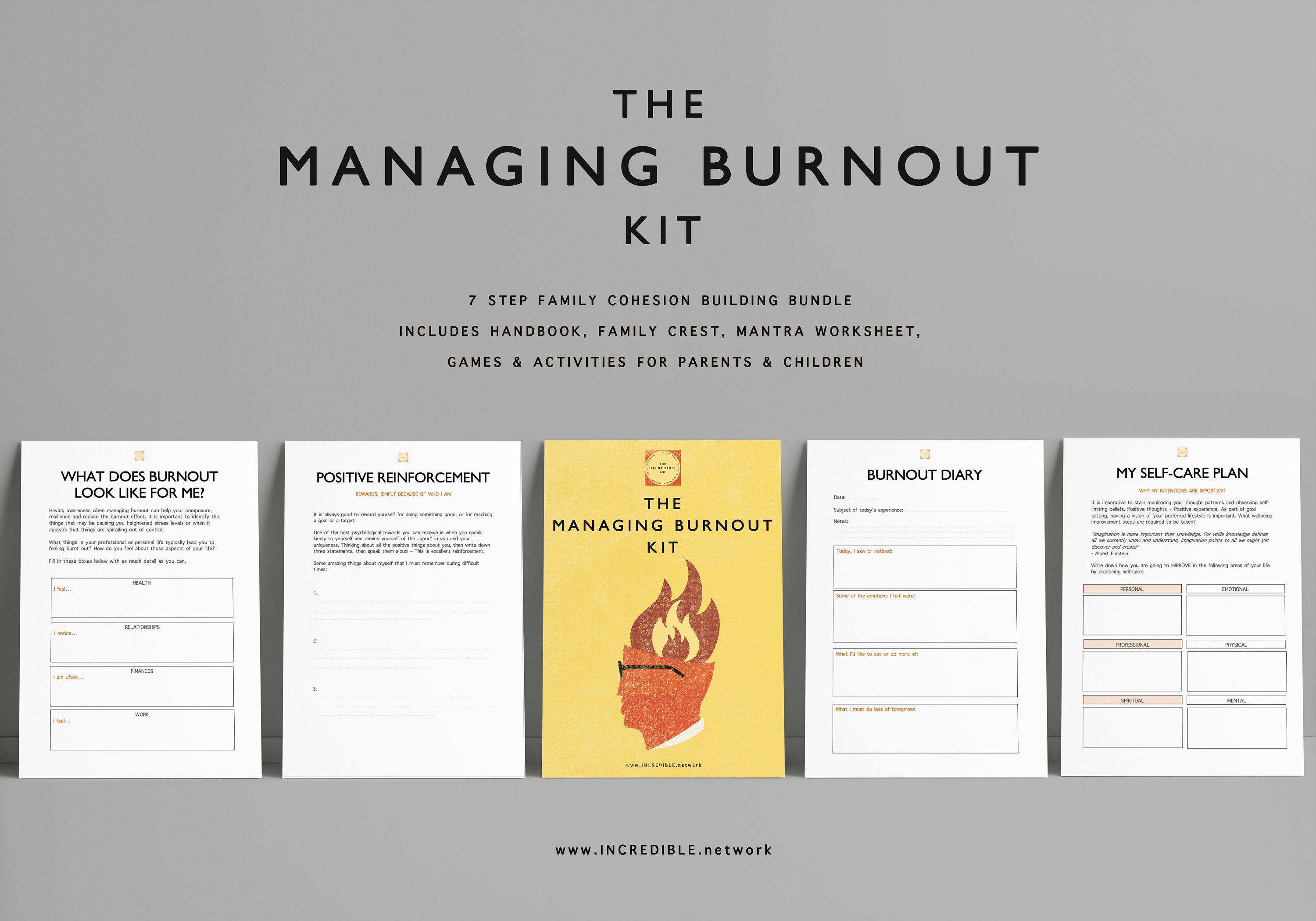 The Managing Burnout Kit - Worksheets and Activities to Avoid Total ...