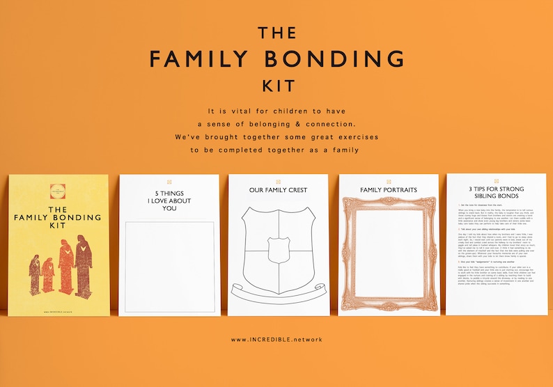 The Family Bonding Kit - Activities and Worksheets to Build Cohesion ...