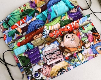 Pixar Face Mask - Etsy