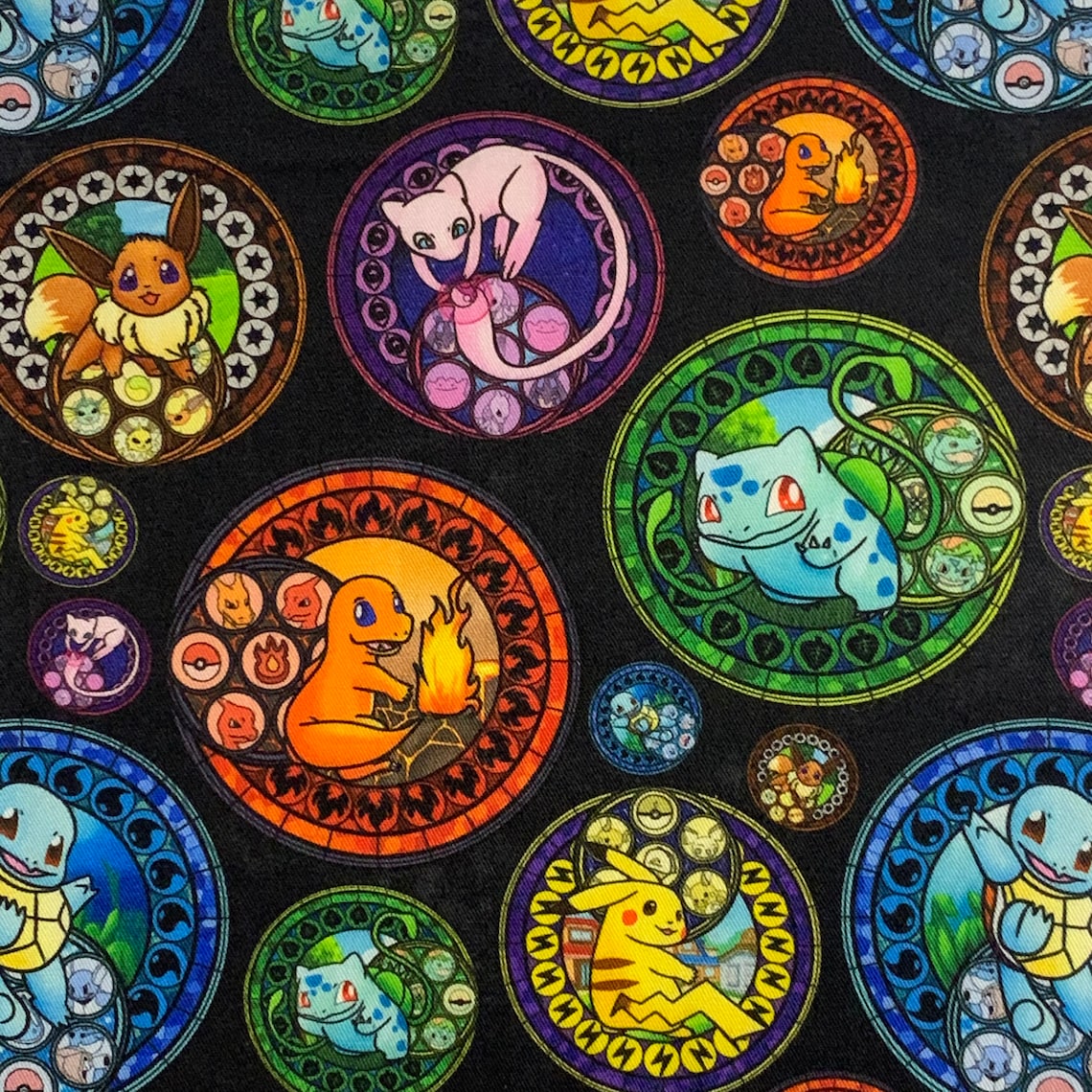 Handmade Cotton Face Mask/cover Pokémon INSPIRED - Etsy