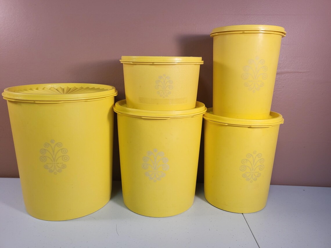 Vintage Tupperware 5 Pieces - Etsy