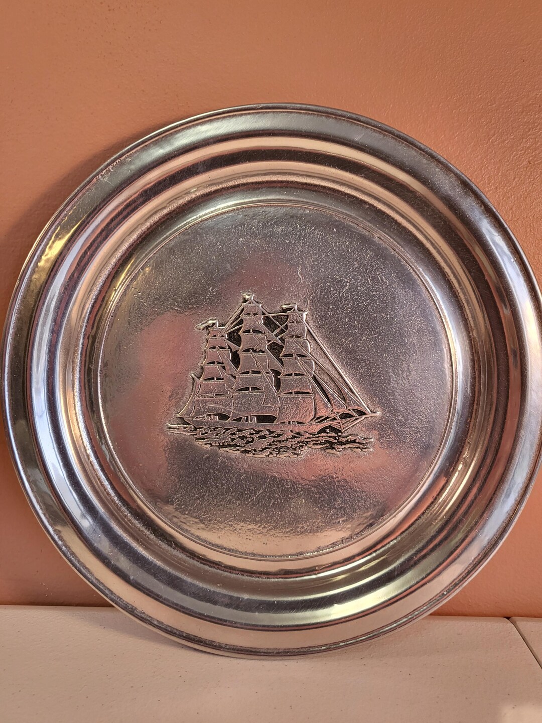 Wilton Pewter Plate - Etsy