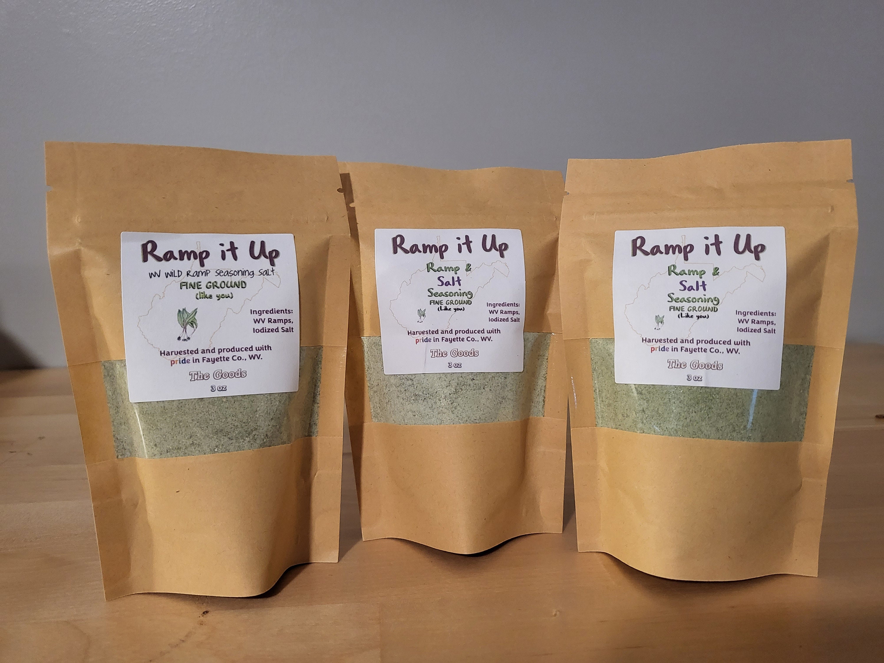 West Virginia Wild Ramp Salt Seasoning 3 Oz - Etsy