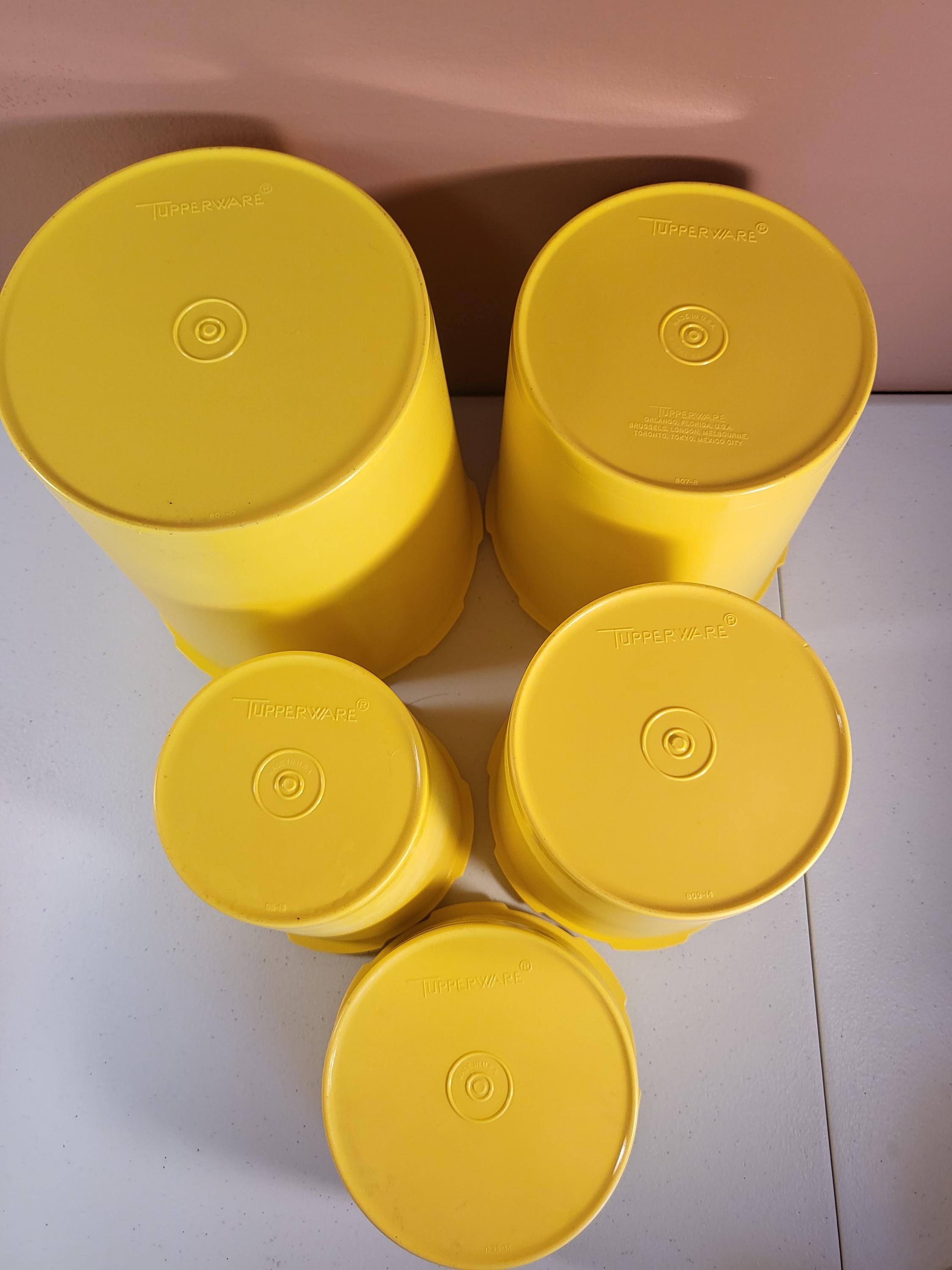 Vintage Tupperware 5 Pieces - Etsy