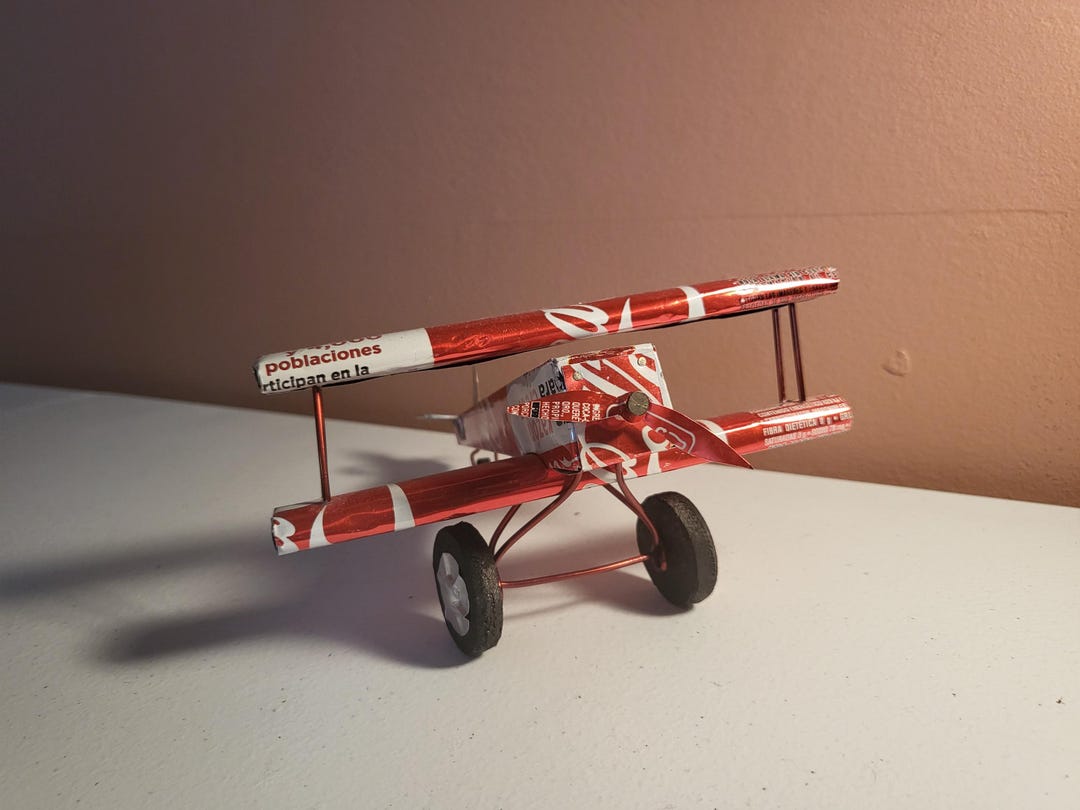 Vintage Coca Cola Can Airplane - Etsy