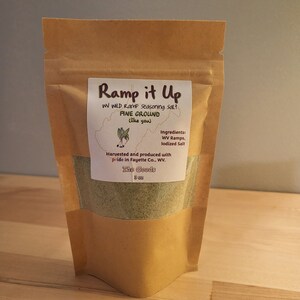 West Virginia Wild Ramp Salt Seasoning 3 Oz by Volume weight Ranges 4-5 ...
